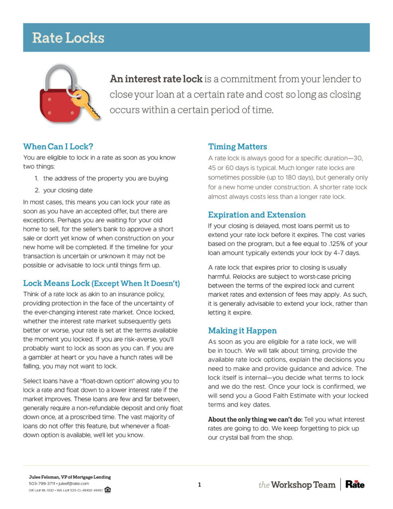 Floating Fixed Rate | Glossary of Mortgage Terms | The Workshop Team